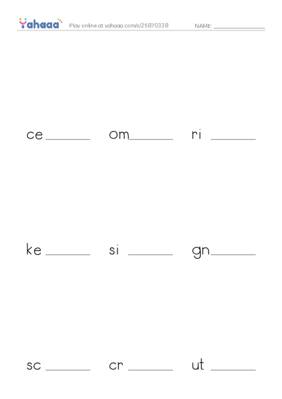 Free worksheet on 5A CET Unit1 Meeting Challenges Week 3 - | Yahaaa!