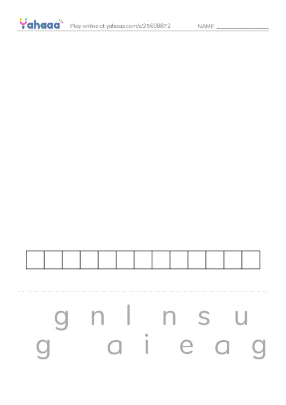 Free worksheet on RAZ Vocabulary L: Sign Language and Hand | Yahaaa!