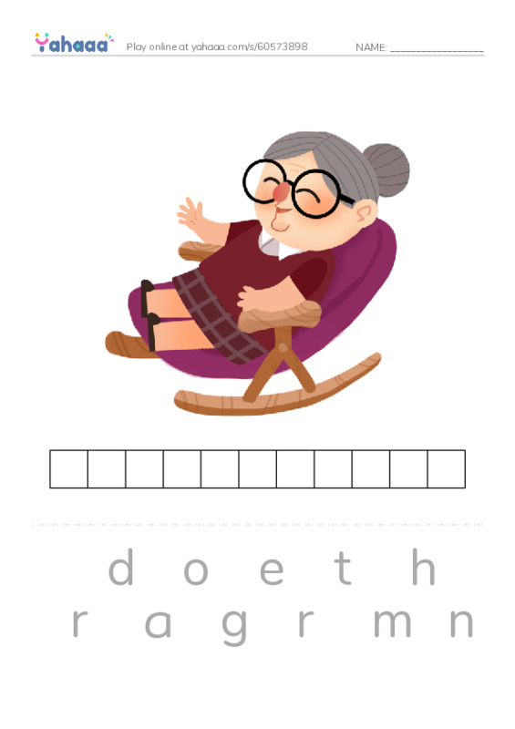 Free worksheet on Let's GO 1: Unit 4 People at Home - Word | Yahaaa!