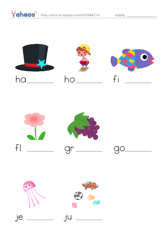 Free Worksheet On FGHIJ Words Yahaaa Free Worksheet On FGHIJ Words Yahaaa