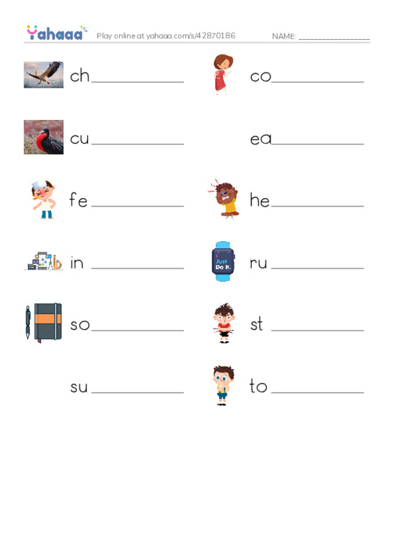 Free worksheet on - Write between the lines worksheet | Yahaaa!