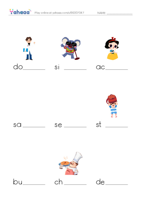 Free worksheet on Occupations - Smart Choice Starter A - | Yahaaa!