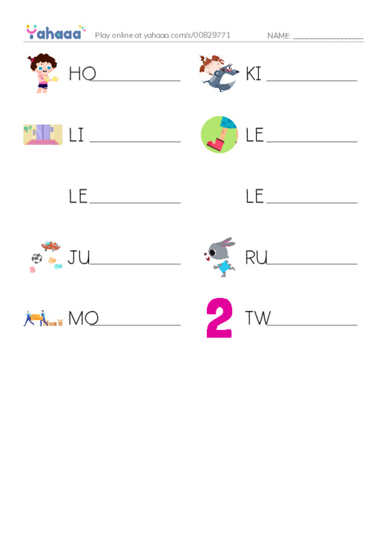 Free worksheet on ready set move - Worksheet writing row | Yahaaa!